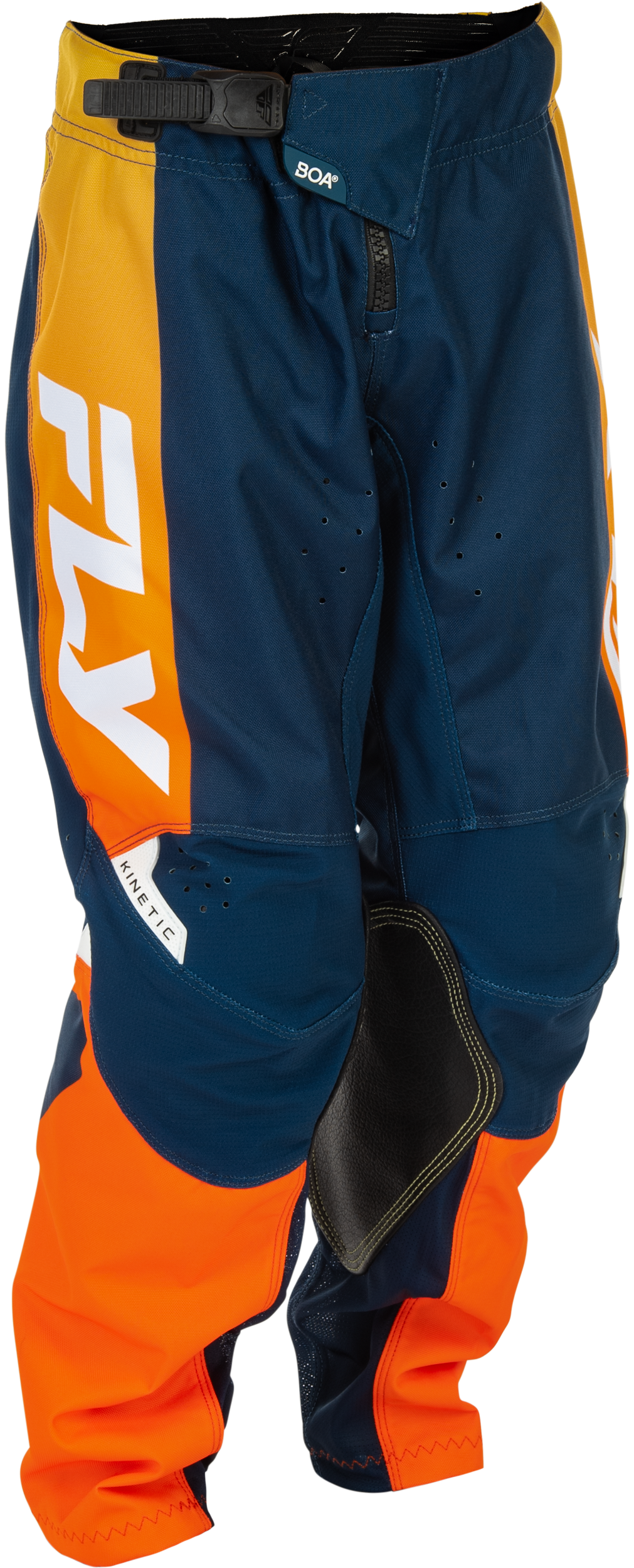YOUTH KINETIC PANTS NAVY/ORANGE SZ 18 – Oklahoma Interscholastic BMX League